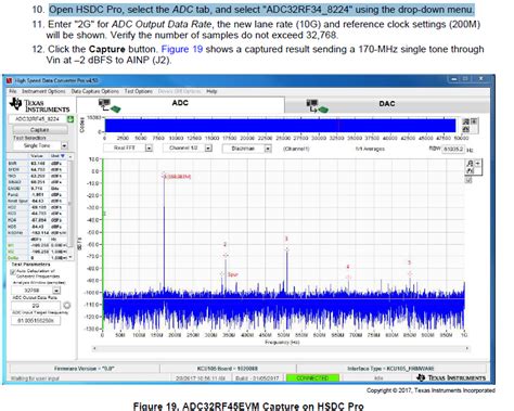 ADC RF EVM HSDC Pro Version Can T Select The ADC Tab And Select ADC RF Using