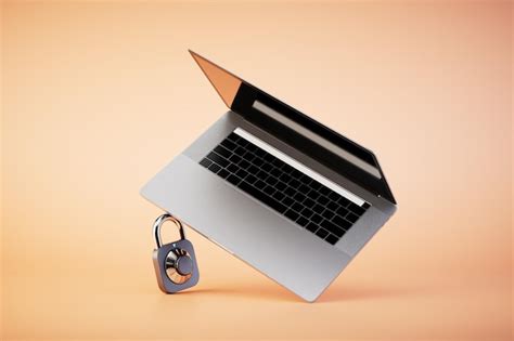 Premium Photo Password To Log In On The Laptop An Open Laptop On