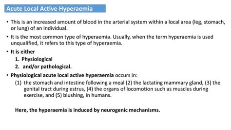 Lecture 12 Hyperaemia And Congestionpdf