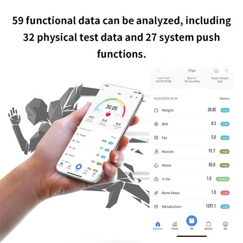 Badu Bg Цифрова везна Телесни мазнини Електронна везна Тегло за претегляне Usb акумулаторни