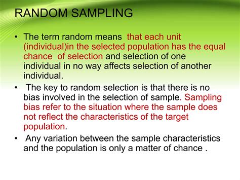Types Of Random Sampling Pptx