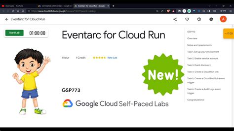 Eventarc For Cloud Run Gsp773 Qwiklabs Youtube