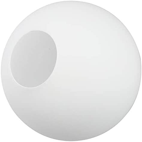 Vaguelly 5inch Glass Globes Shade For Light Fixtures White Frosted