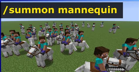 Summon Mannequin Generator Minecraft Gamer Geeks