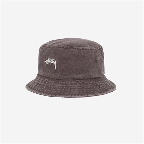 스투시 워시드 스탁 버킷햇 브라운 Stussy Kream 스투시 워시드 스탁 버킷햇 브라운 Stussy Kream