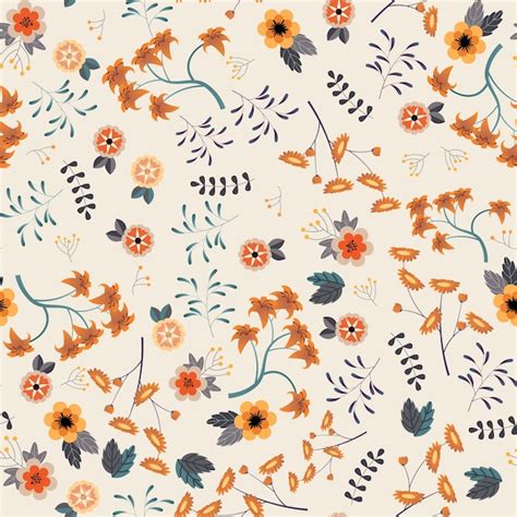 Premium Vector Abstract Flower Pattern Background