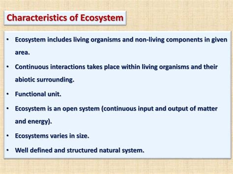 Ecosystem Composition Structure And Functions Of Ecosystems PPTX