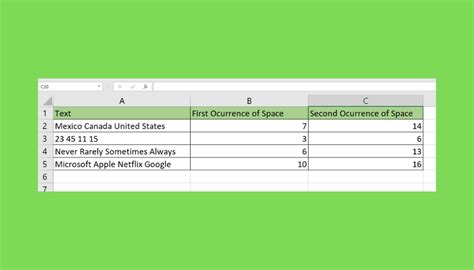 How To Find The Position Of The Nth Space On A String In Excel Sheetaki