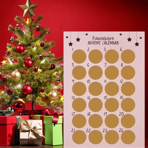 Cjandm Advent Calendar Christmas Scratch Card Advent Australia Ubuy