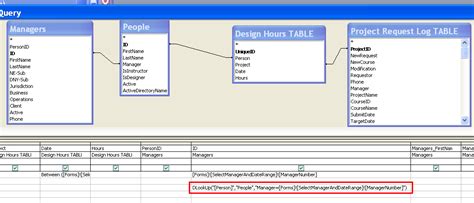 Ms Access 2003 How To Combine Query Criteria That Depend On Different