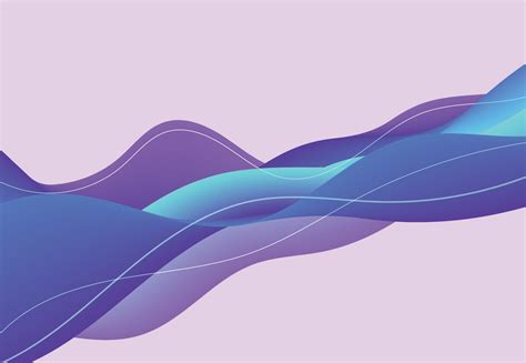 Abstract Background With Colorful Dynamic Effect Design Modern Wave Pattern For Web Card