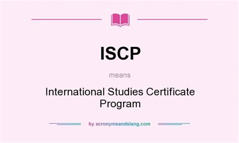 Iscp International Studies Certificate Program In Undefined By