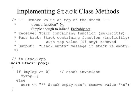 Ppt Stack As An Adt Powerpoint Presentation Free Download Id3364394