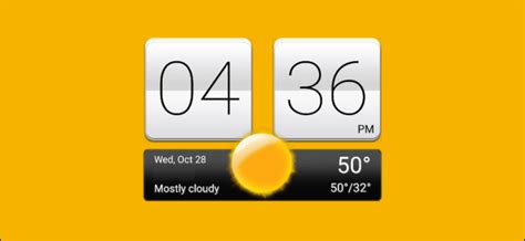 How To Get The Htc Sense Weather And Clock Widget On Android