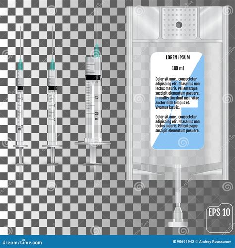 Sterile Intravenous Intramuscular Injection Icon Vector Illustration
