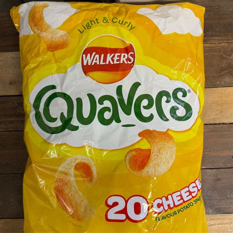 20x Walkers Quavers Cheese Snacks Bags 1 Pack Of 20x16g And Low Price