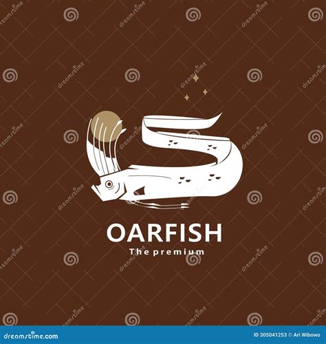 Oarfish Silhouette Oarfish Vector Illustration Oarfish Vector
