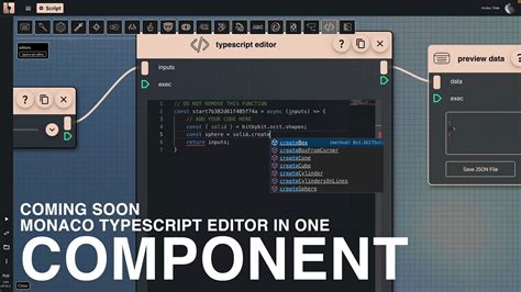 Coming Soon Typescript Editor Component For Rete Visual Programming Editor Wip Demo Youtube
