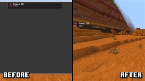 Status Effects Display Pack MCPE Bedrock Mc Mod Net