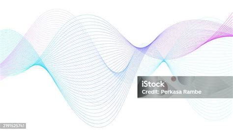 투명한 배경에 고립 된 동적 인 파란색 선 물결 추상 사운드 시각화 데이터입니다 발광 입자의 파동 흐름의 디지털 구조 건강 모니터링에 대한 스톡 벡터 아트 및 기타 이미지