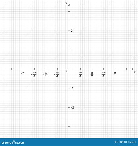 Trigonometrical System Of Coordinates On Graph Paper Vector