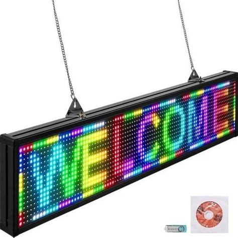 Graphics LED Exit Sign Board 126V Shape Rectangle At 1450 Piece In Vasai