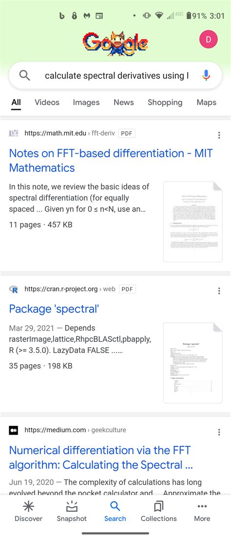 Calculating Spectral Derivative On Shifted Numerical Grid Using Fft In Python ResearchGate