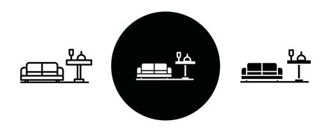 Lounge Outline Icon Collection Or Set Lounge Thin Line Art 47697830 Vector Art At Vecteezy