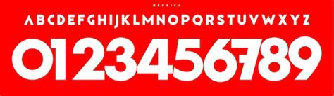 Premium Vector Bold Geometric Font Clean Sharp Edges Numbers And Letters Modern Sans Serif For