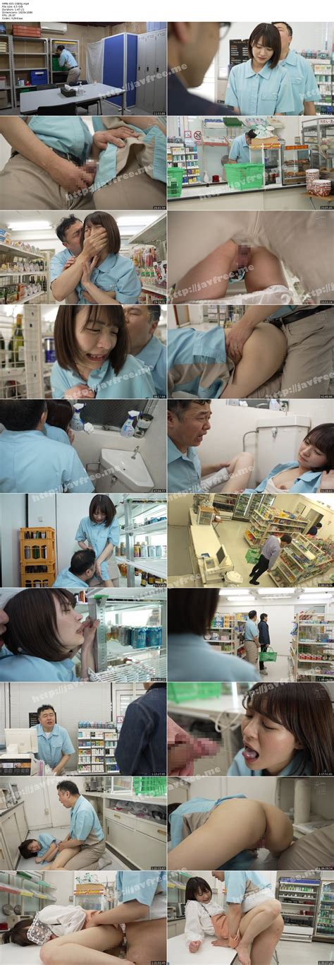 Hmn 435 お客さんがいるのに コンビニバイト中に精液倍増の媚薬を飲んだ大嫌いなゲス店長にショートタイム時短中出しで子作りの練習台に