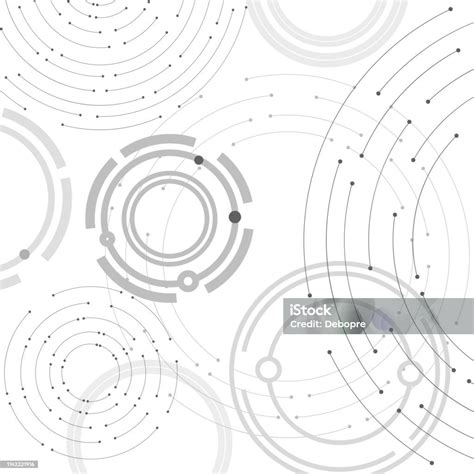 연결 된 선과 점이 있는 기하학적 패턴 벡터 일러스트 레이 션에 흰색 배경입니다 0명에 대한 스톡 벡터 아트 및 기타 이미지 0명 Dna 개념 Istock