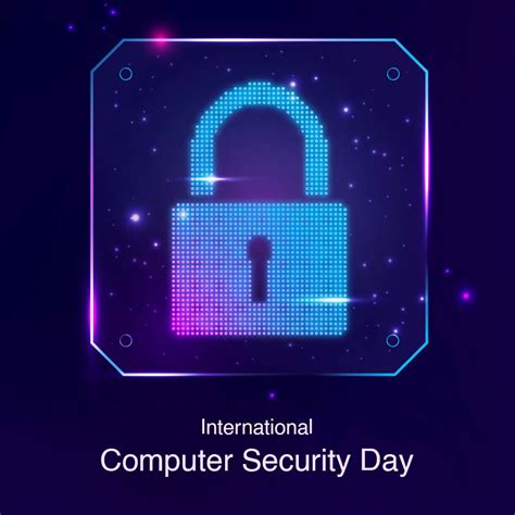 Computer Security Day Technology Security Concept