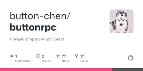 GitHub Button Chen Buttonrpc Tiny And Simple C Rpc Library