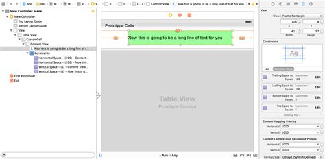Uilabel Label Does Not Resize When Using Autolayout Constraint In Storyboard Stack Overflow
