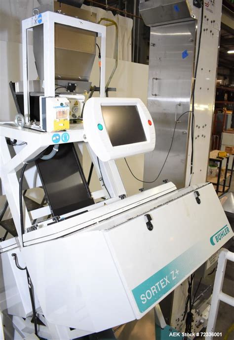 Used Buhler Sortex Ltd Model Z1b Material Handling Color Sorter Wit