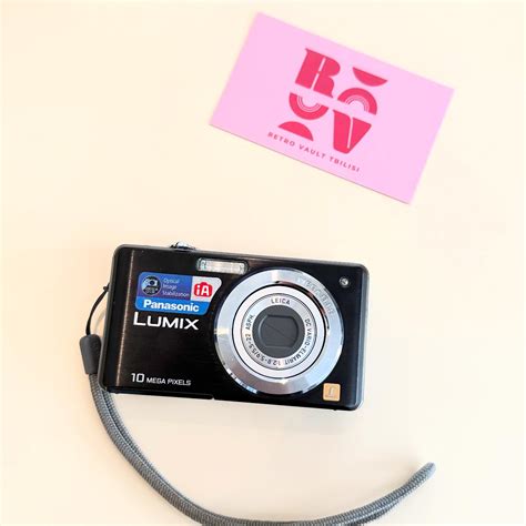 Retro Vault 📸lumix Dmc Fx 100 💕sold 💕12 1 Megapixel ️ელემენტი მოყვება ️ფლეში 💕მეხსიერების