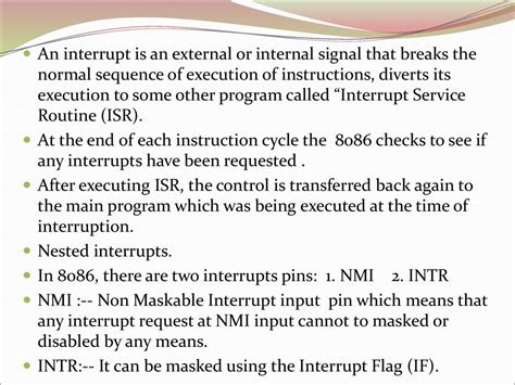 Unit V Interrupt Structure Of Vector Interrupt Table Ppt Download