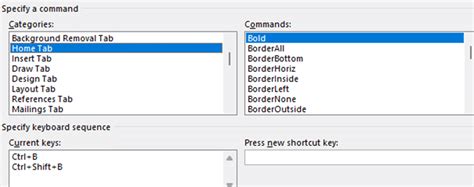 Word Keyboard Shortcuts Add Change Or Remove Office Watch