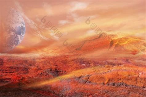 神奇的火星景观火星行星图片 包图网企业站