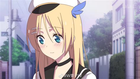 Lizi Saratoga Warship Girls R Warship Girls R Highres 1girl Blonde Hair Blue Eyes Blush