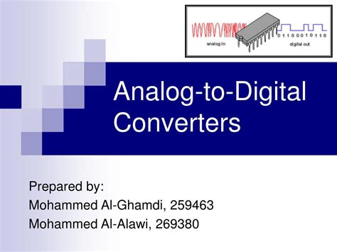 Ppt Analog To Digital Converters Powerpoint Presentation Free Download Id3753672
