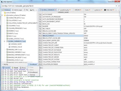 Jsql Injection
