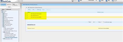 Failover Or Alternative Routing With Audiocodes SBC
