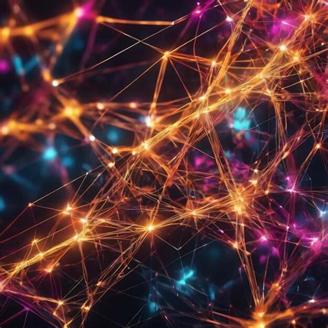 Premium Photo Abstract Technology Concept Network Connection Structure With Particlesgenerative Ai