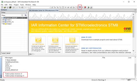 stm8入门之iar创建项目及编译下载（stm8s103f3p6） iar怎么编译使用 csdn博客