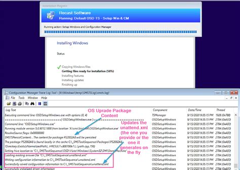 setup windows and configmgr recast software