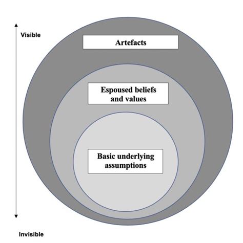 Model Of Organisational Culture As Described By Edgar Schein 2010 Download Scientific Diagram