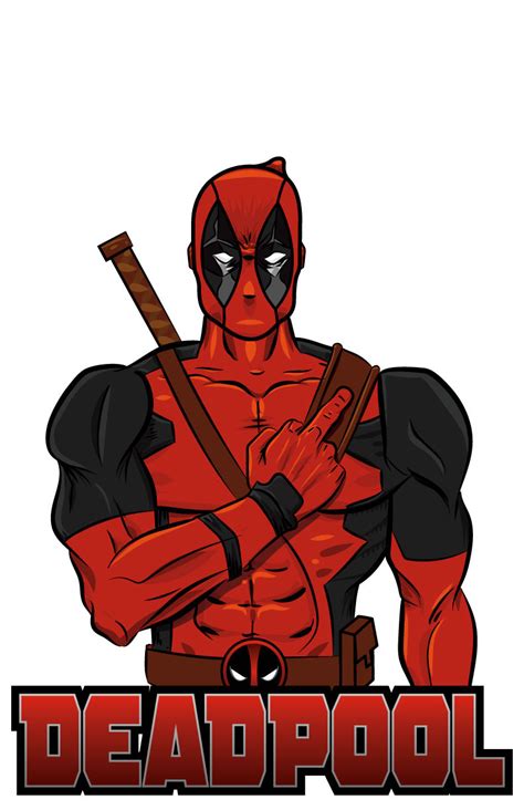 Deadpool Vector Art Behance Deadpool Vector Art Behance