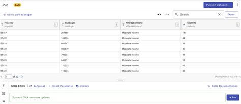 shape and join data with the soql query editor on the enterprise data
