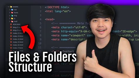 การวางโครงสร้าง Files และ Folder ในโปรเจค Html Css Js ดูจบบรรลุ 👨‍💻💯 Youtube